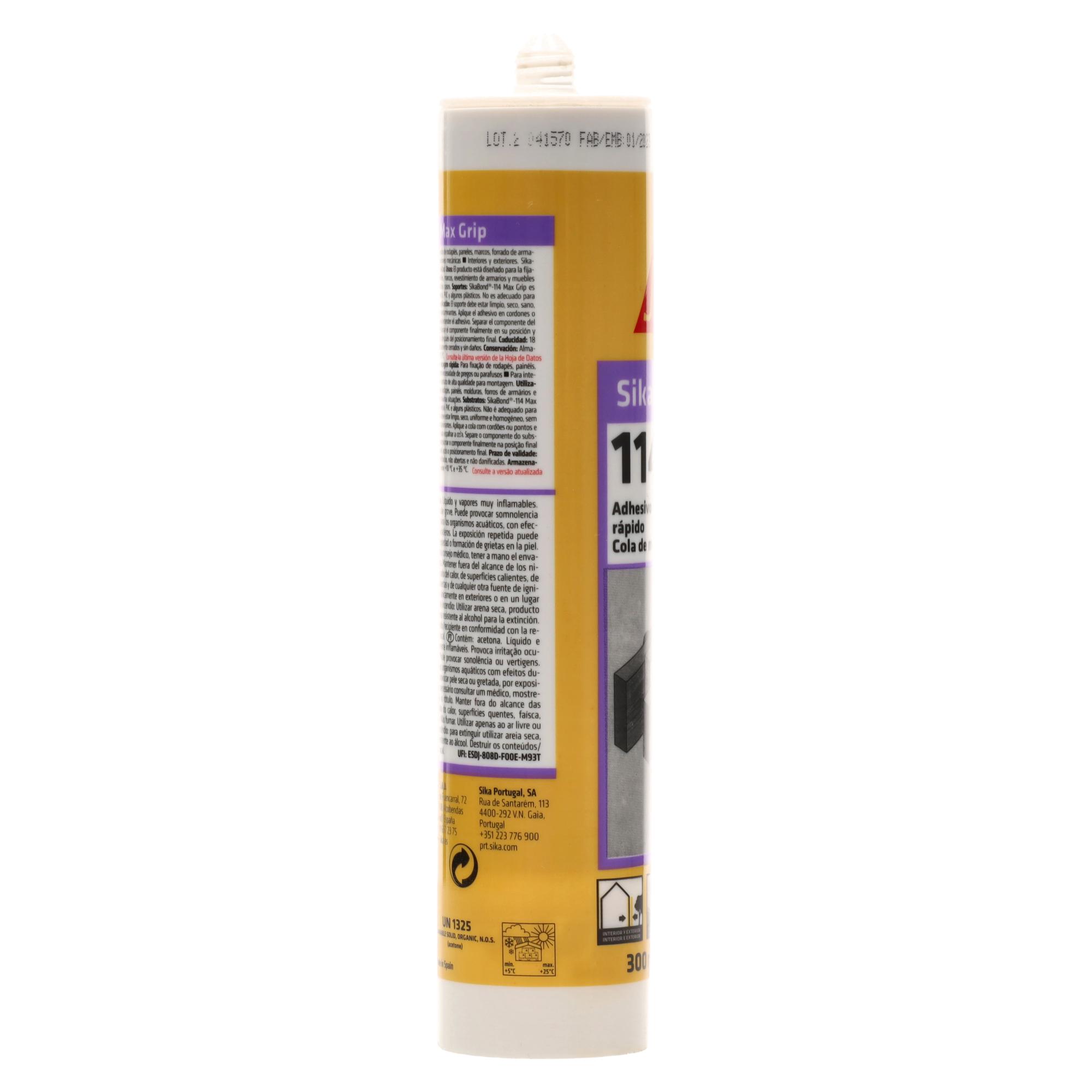 SIKABOND 114 MAX GRIP BLANCO 300 ML - Alkain